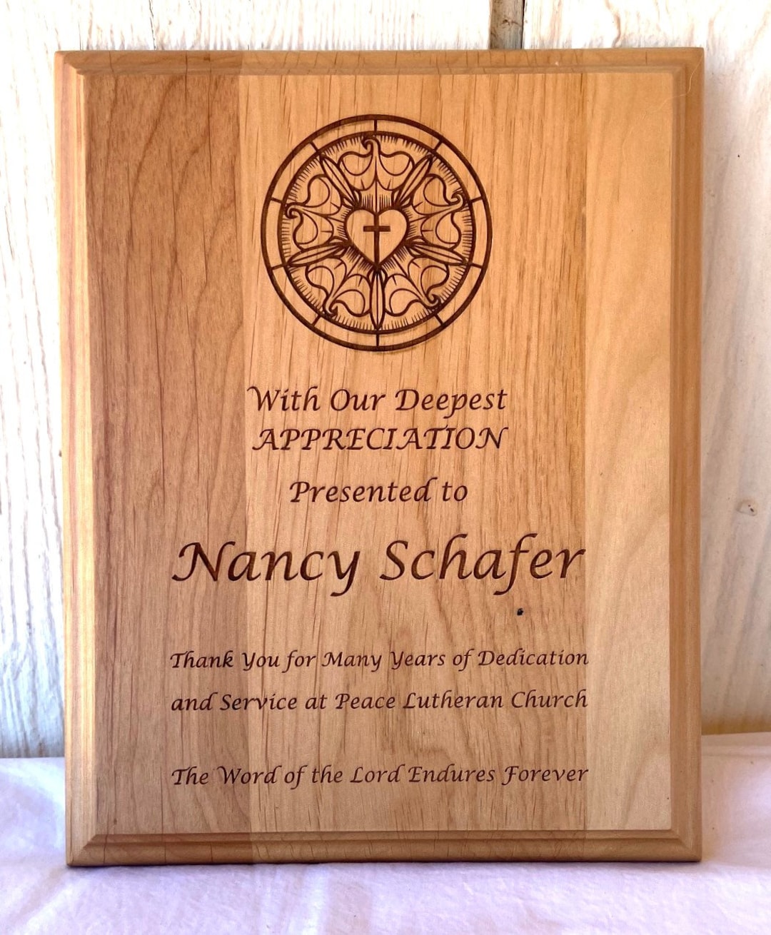 Award Plaque, Custom Personalized Award Plaque, Wood Plaque ...