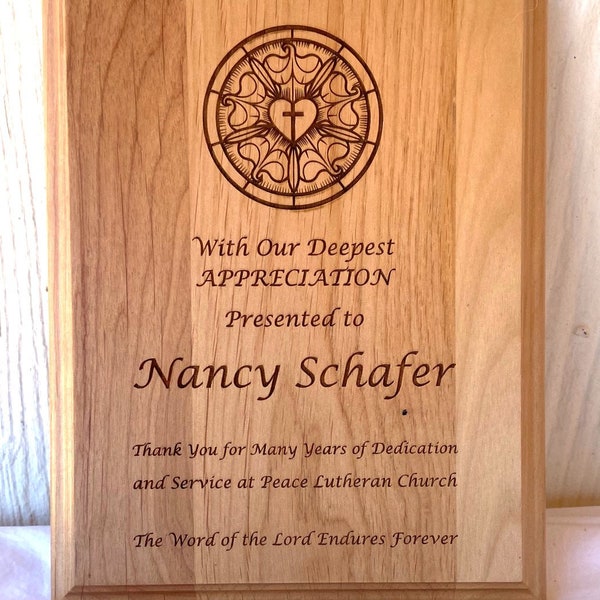 Appreciation Wood Plaque - Etsy