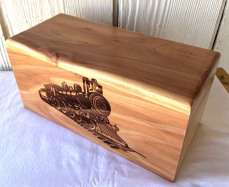 Adult Wood Cremation Urn Train Locomotive Steam Engine - Etsy