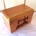 Small Adult Wood Cremation Urn Sewing Cremation Urn - Etsy