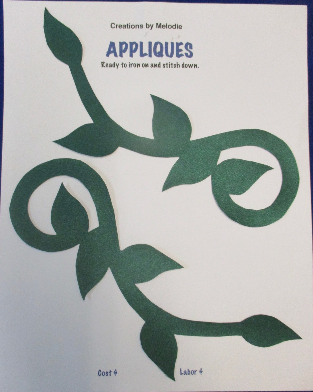 2-indigenous Satin Vine Appliques, Sew On - Etsy