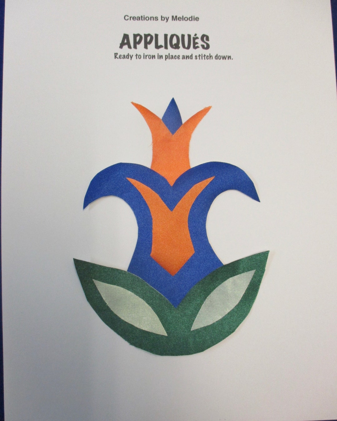 6.5 Tall Indigenous Satin Applique, Sew On - Etsy