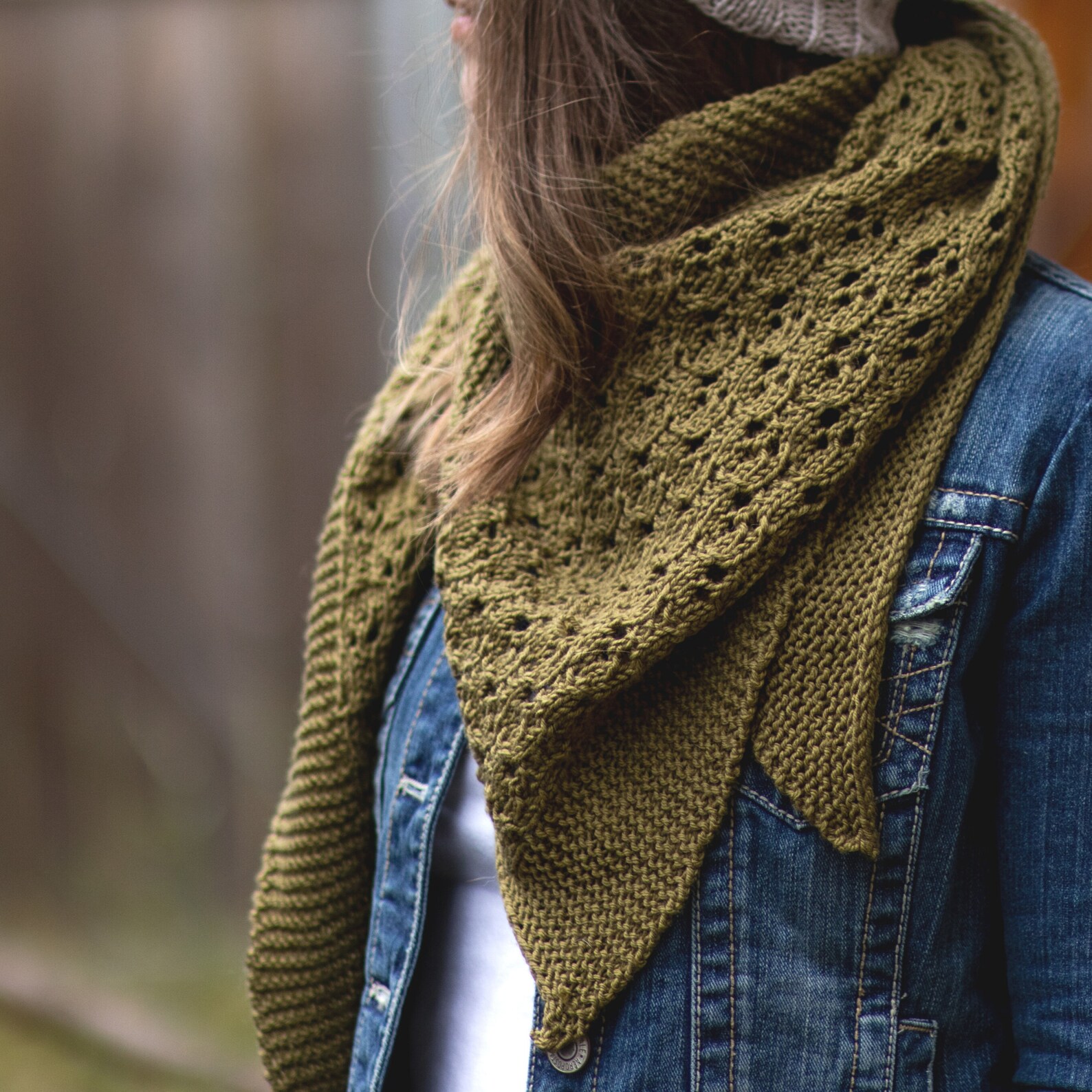 KNITTING PATTERN PDF Easy Lace Shawl Knitting Pattern // - Etsy