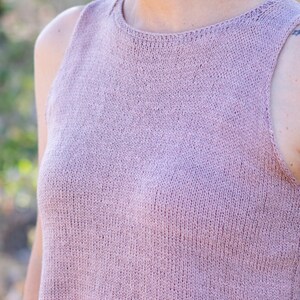 KNITTING PATTERN Summer Tank Knitting Pattern PDF Yampa Tank - Etsy