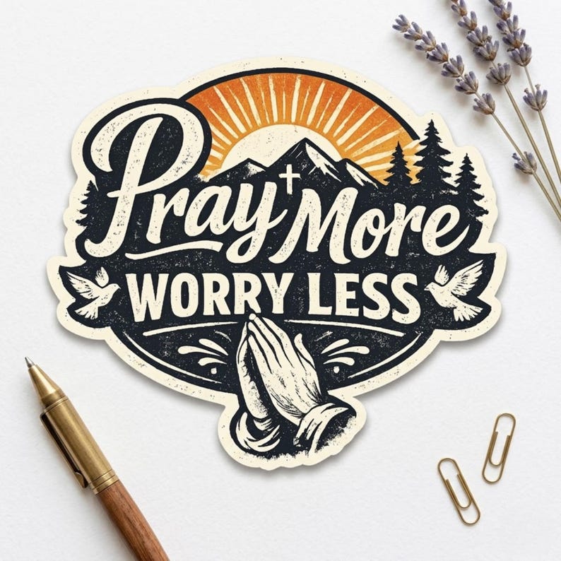 Christian Faith Stickers – Vintage Jesus Religious Bible Verse ...