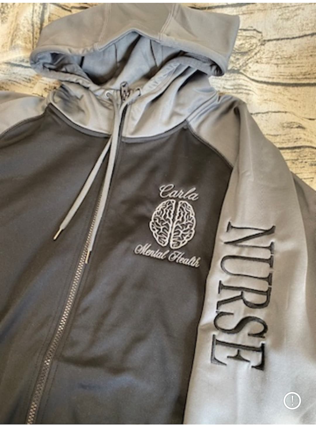 Monogram Nurse Jacket, Rad CT Tech, MRI X-ray Tech, Mental Health Full ...