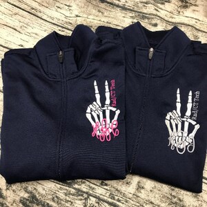 Monogram Nurse Jacket, Rad CT Tech, MRI X-ray Tech, Mental Health Full ...