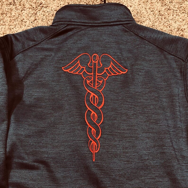 Monogram Nurse Jacket Rad CT Tech MRI X-ray Tech Full-zip | Etsy