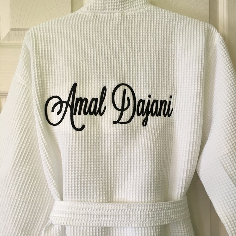 Mother of the Bride Robe Waffle Weave Maid of Honor Honour | Etsy