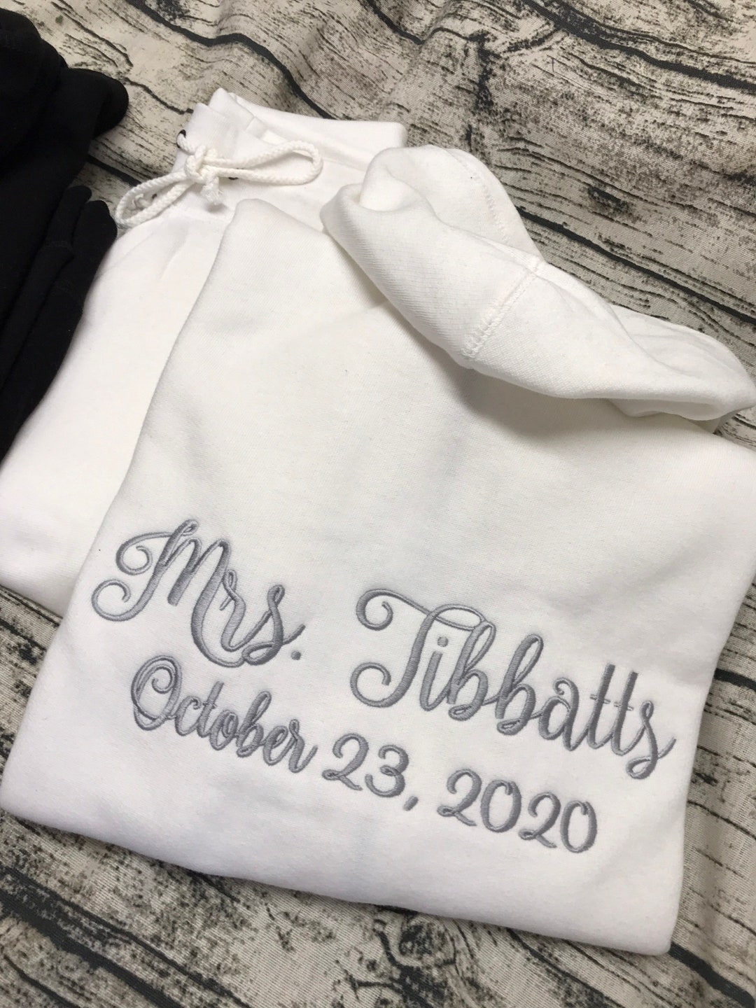 Bride Tracksuit Set, Brides Hoodie and Pants or Capri Bridal Party ...