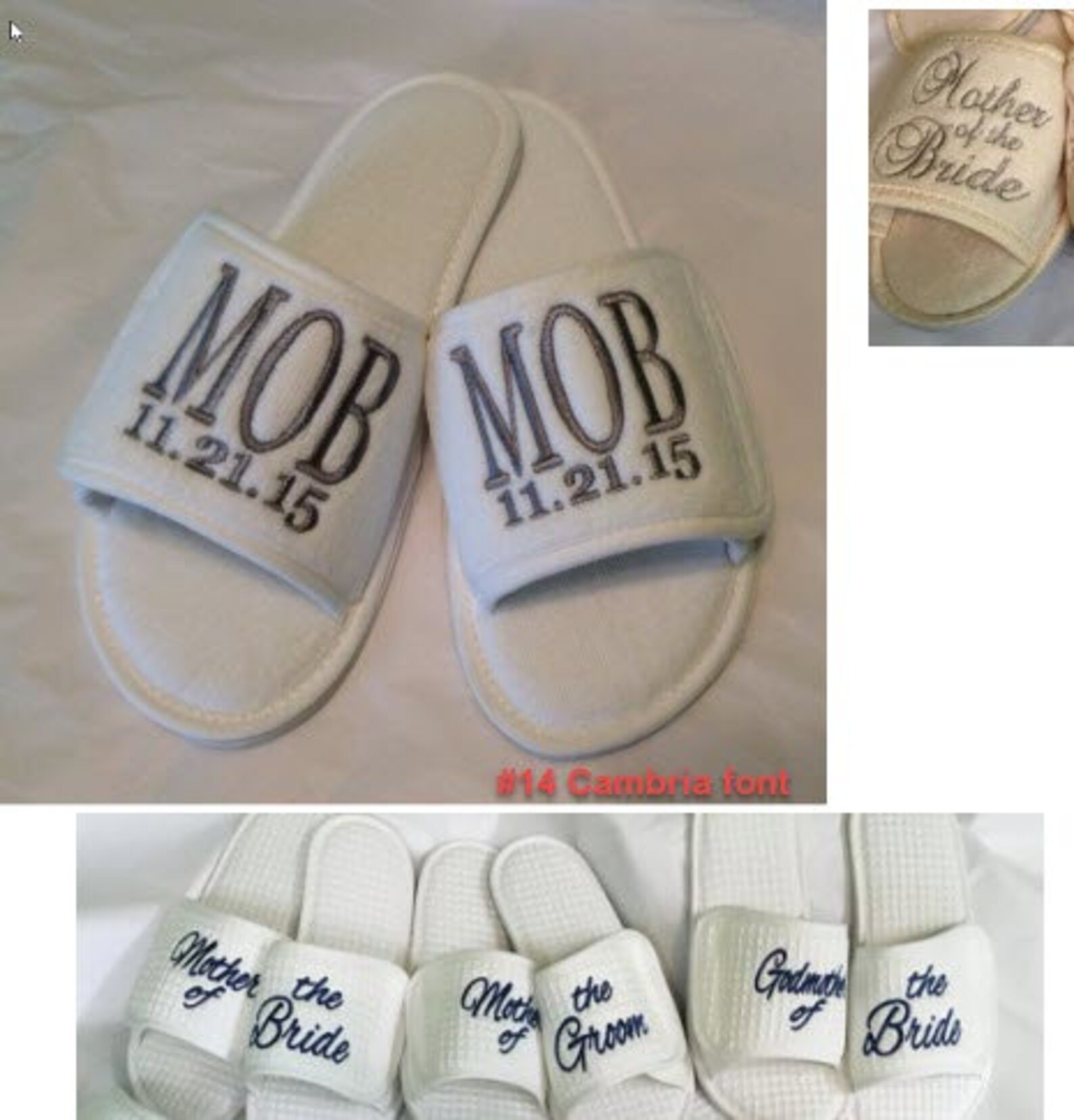 Premium Slippers Spa Party Slippers Bridal Party Slippers - Etsy