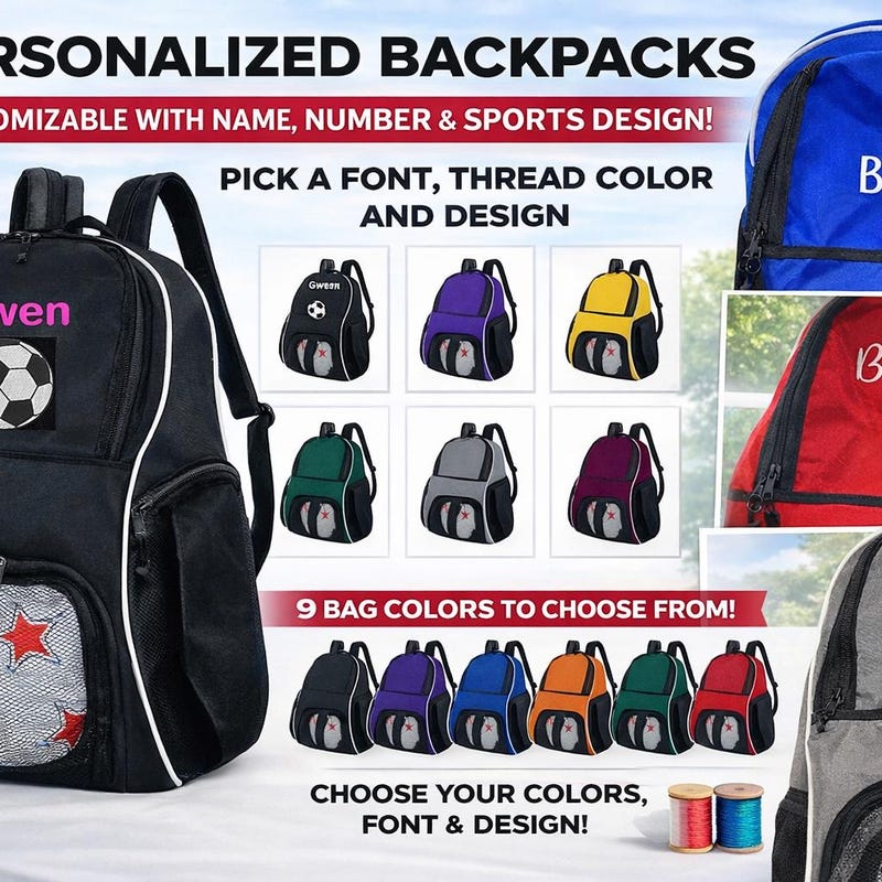 Personalized Backpack - Etsy