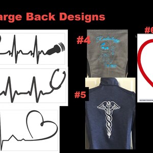 Monogram Nurse Jacket, Rad CT Tech, MRI X-ray Tech, Mental Health Full ...