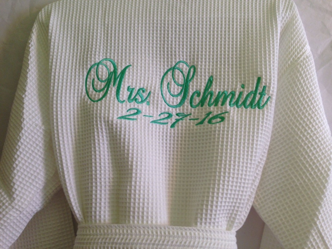 Mother of the Bride Robe Waffle Weave Maid of Honor Honour - Etsy
