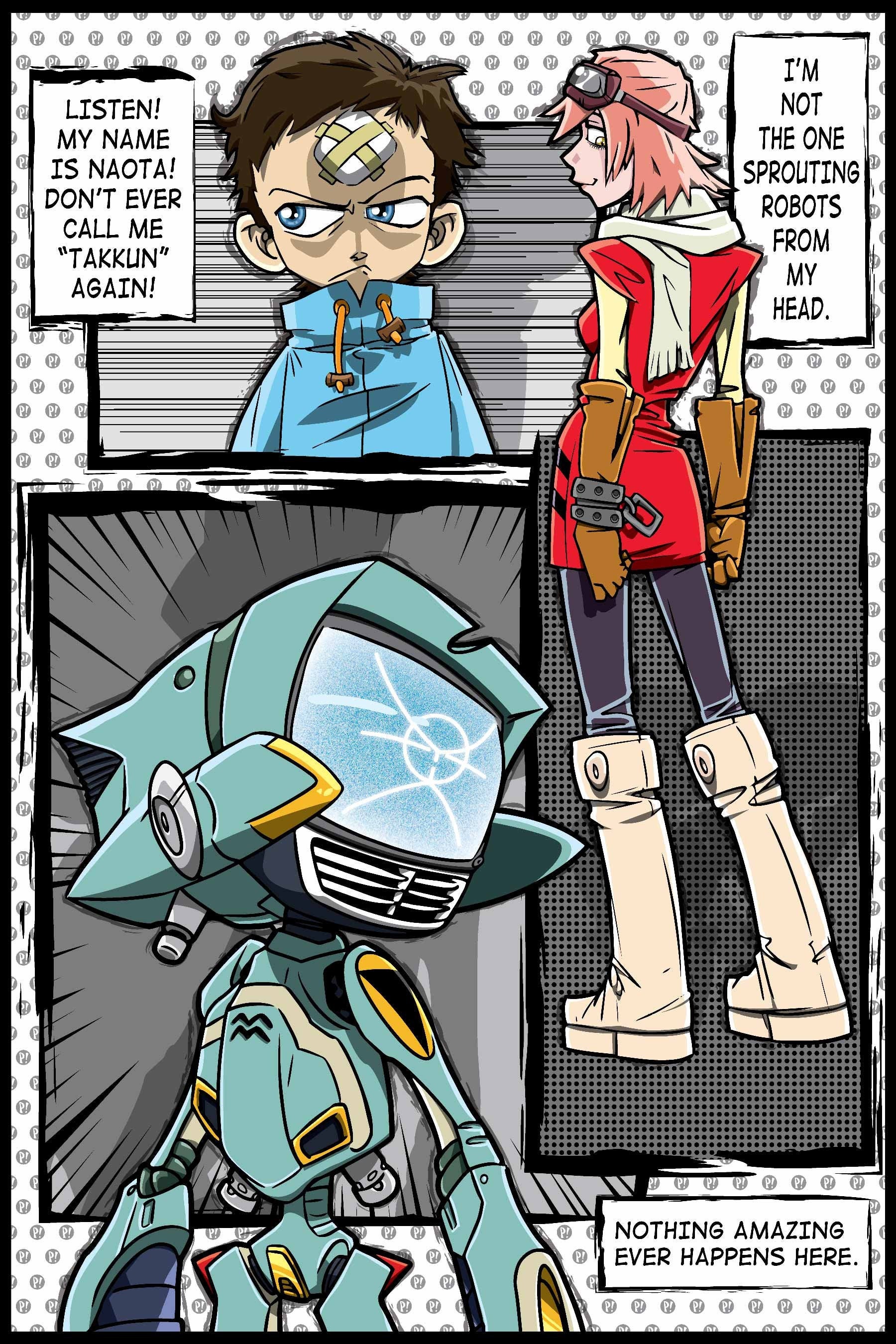 Flcl 12x18 Haruko Naota Canti Anime Manga Action Etsy