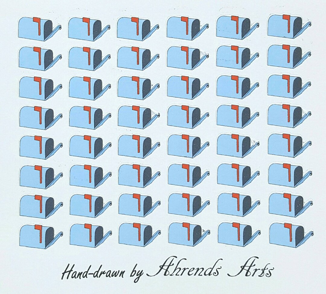 Mailbox/postal/shipping Reminder Planner/journal/bullet Journal ...