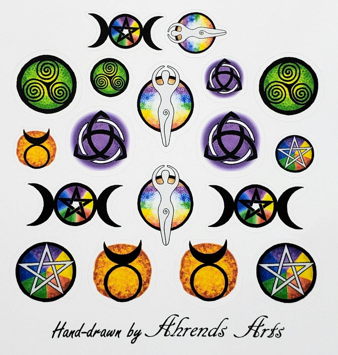 Pagan/wiccan Planner/journal/bullet Journal Stickers - Etsy