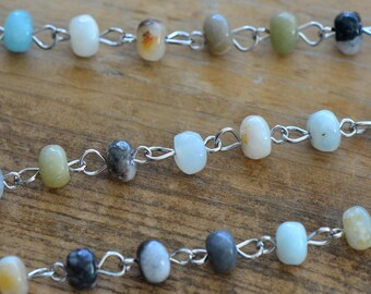 Silver wire necklace | Etsy