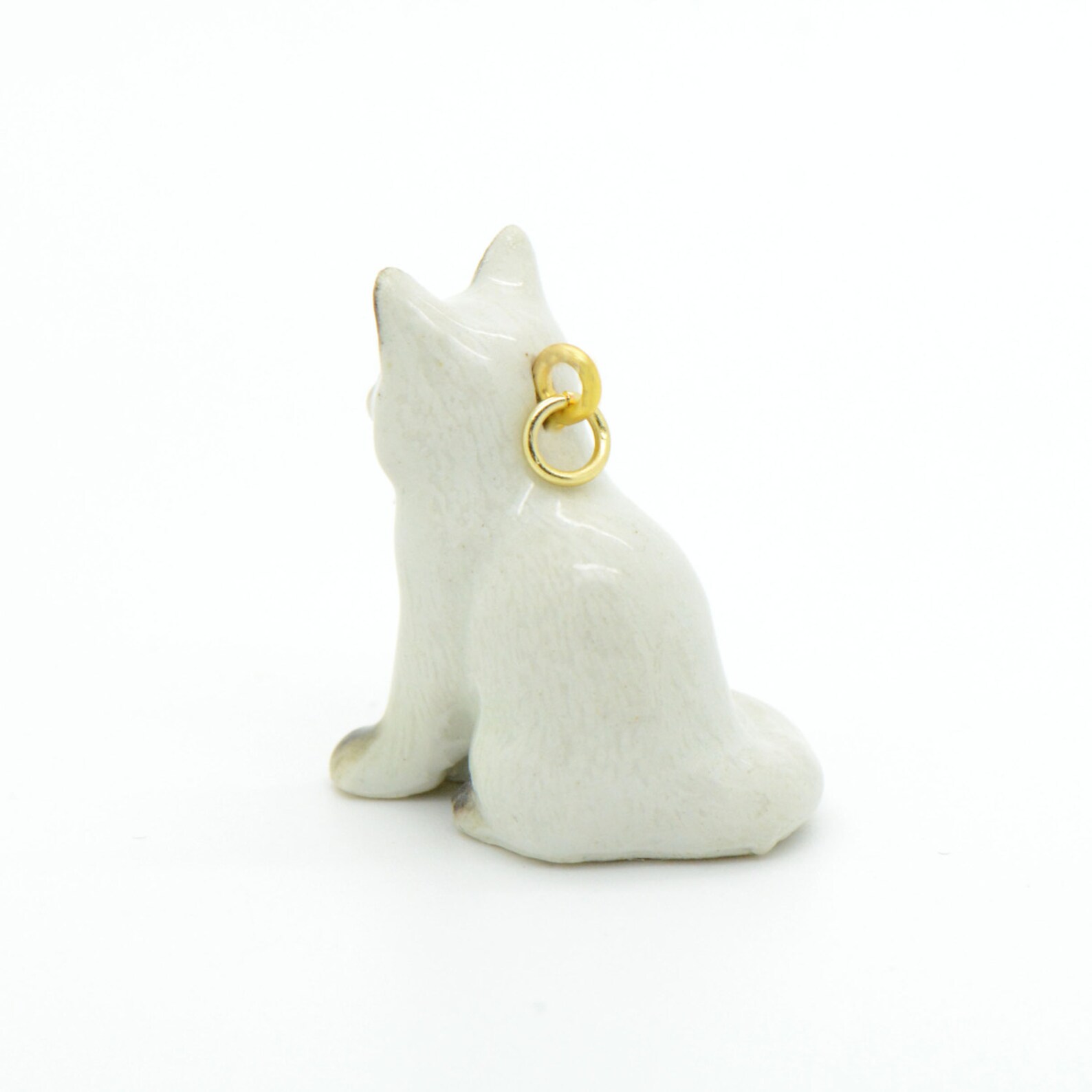 Porcelain Ragdoll Kitten Pendant Hand Painted Hand Made | Etsy