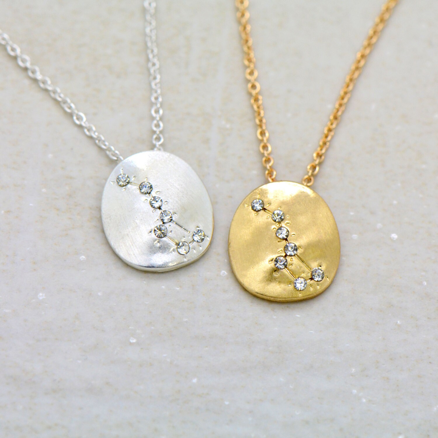 DIPPER Constellation Necklace SILVER or GOLD Little Dipper - Etsy
