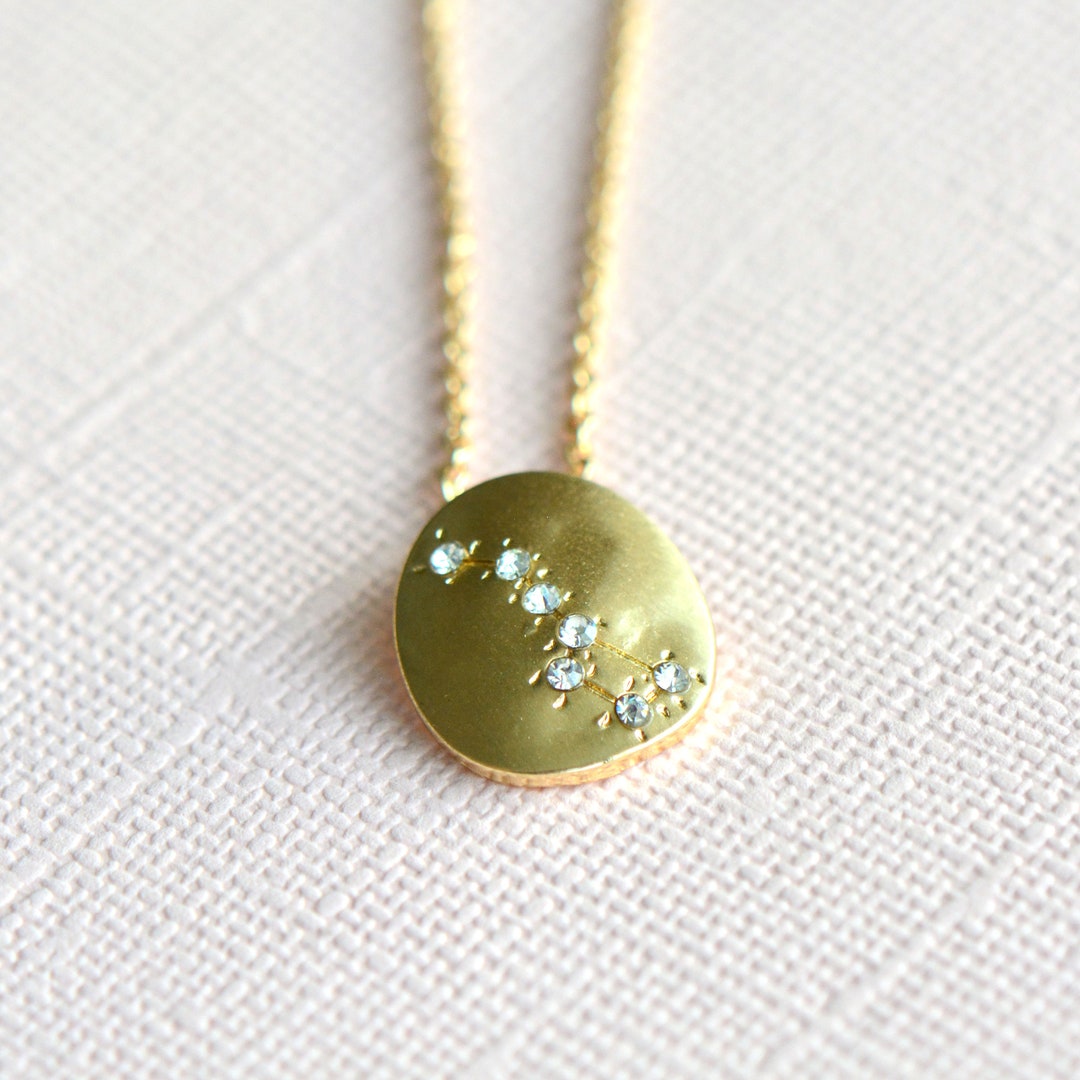 DIPPER Constellation Necklace SILVER or GOLD Little Dipper ...