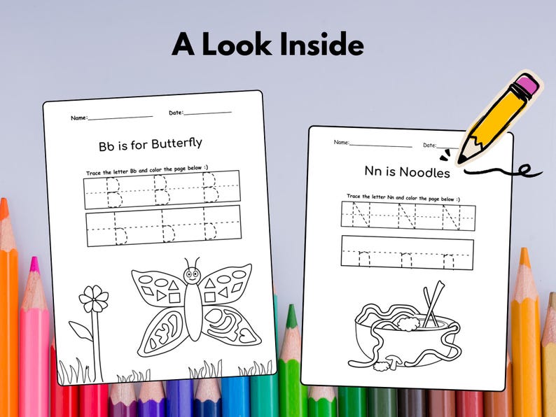 Alphabet Tracing Workbook PDF for Preschool ,kindergarten & Homeschool ...