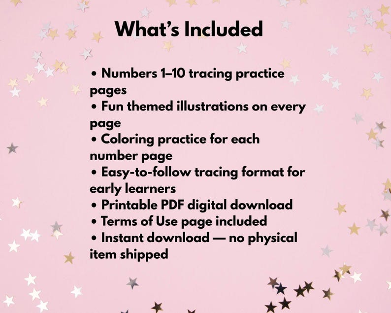 Number Tracing Workbook PDF 1-10 | Preschool Counting & Coloring Pages ...