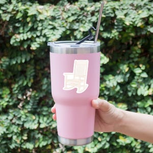 Rocking Chair Sticker Cottagecore East Coast Cozy Home Decor Decal for ...