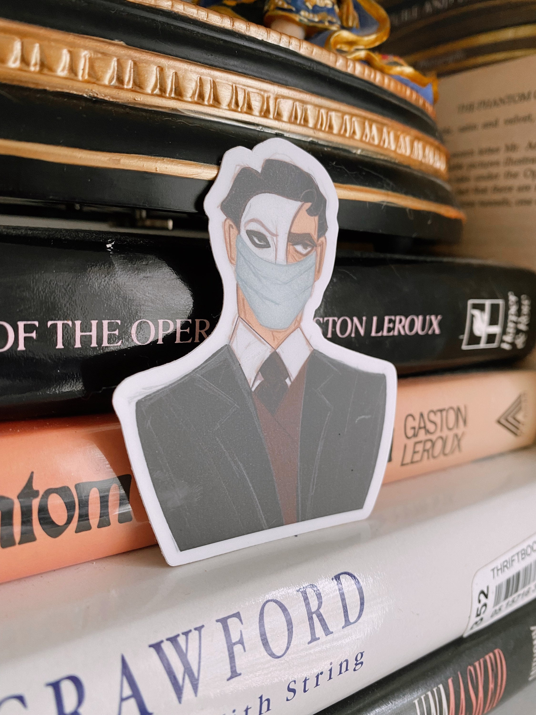 What's One More Mask Phantom of the Opera Sticker Decal | Etsy