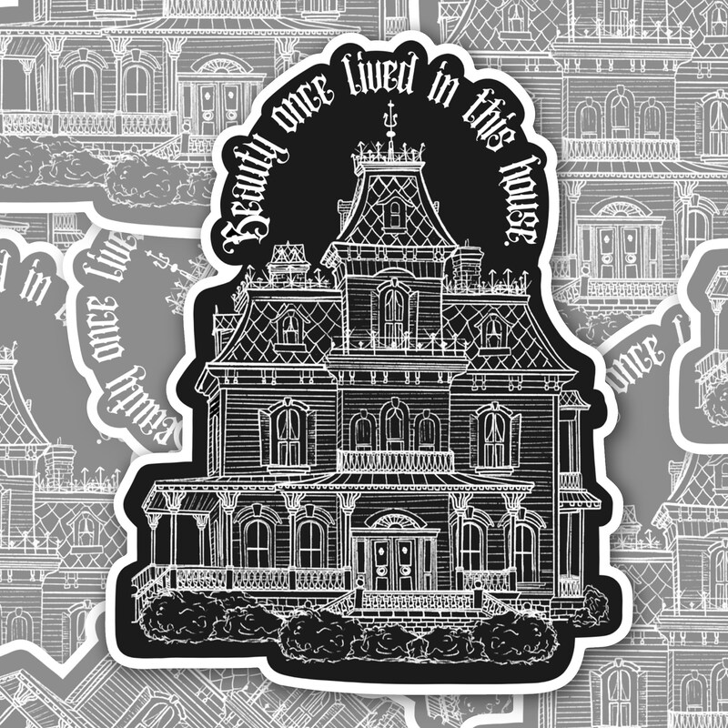 Haunted Mansion Sticker - Etsy