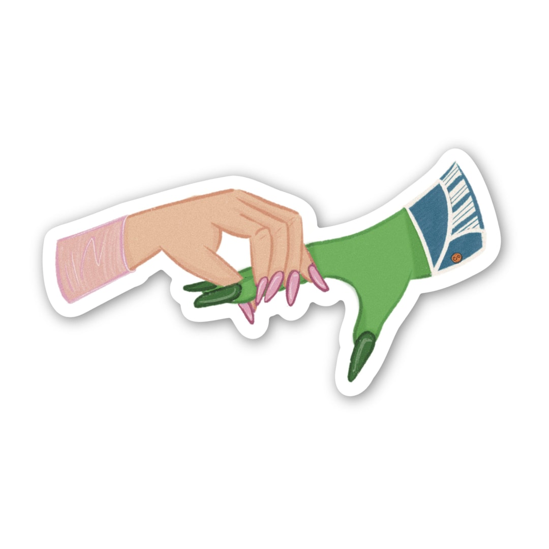 Holding Space Wicked Sticker Broadway Movie Musical Illustration Decal ...