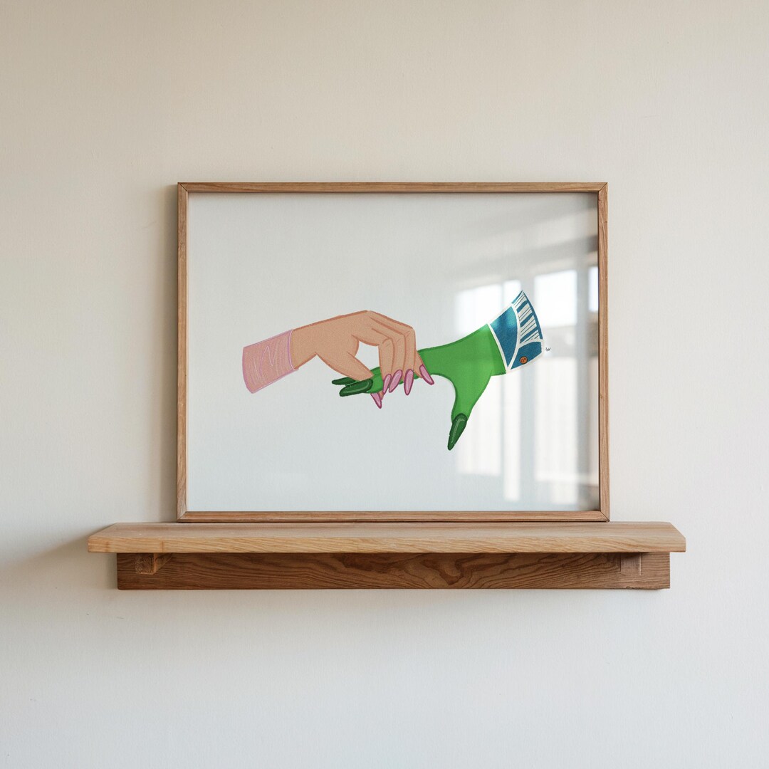 Holding Space Wicked Musical Illustration Art Print Instant Download ...