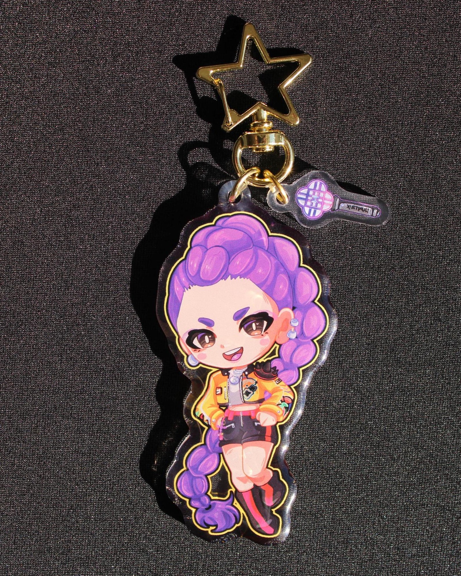 Kpop Demon Hunter Rumi Keychain, Double-sided Epoxy Bag Accessory - Etsy