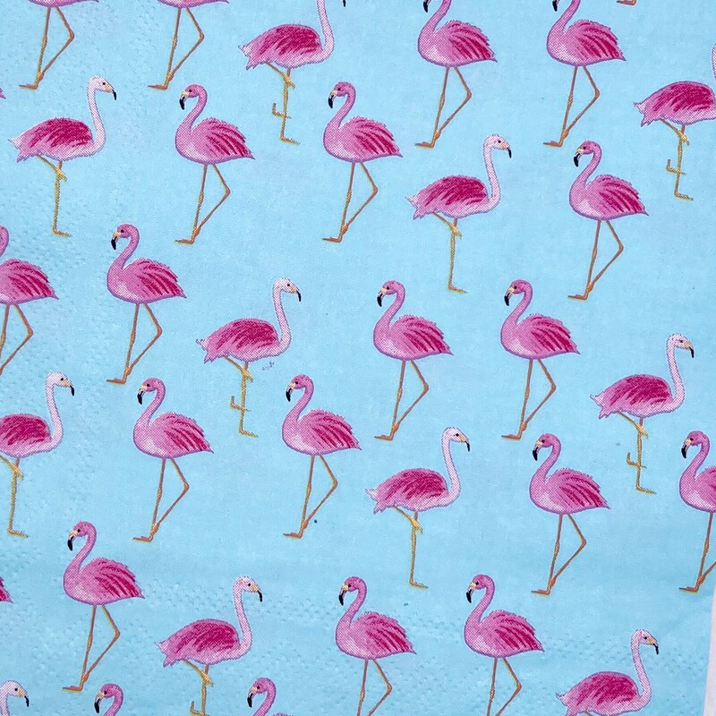 Flamingo Napkin - Etsy