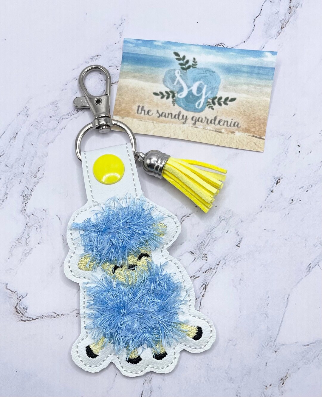 Sheep Key Chain for Backpack, Diaper Bag, Charm, Mother's Day Gift, New ...