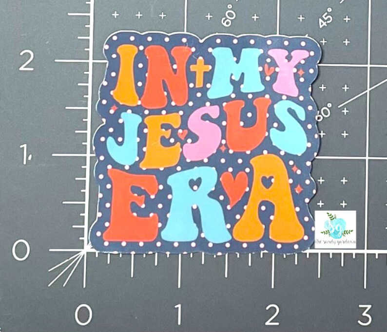 Jesus ERA Sticker, Teacher Gift Sticker, Trendy Sticker, Retro Groovy ...