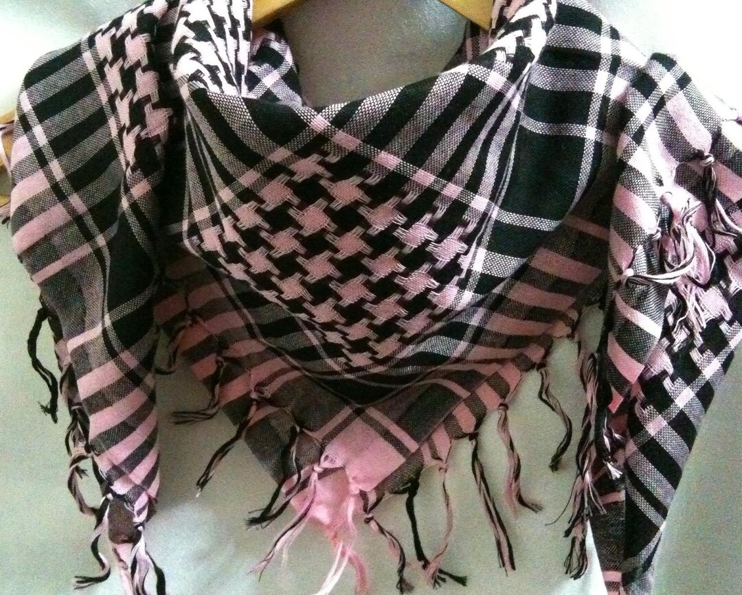 Kurdish Scarf, Palestine Kaffiyeh, Arab Scarf Unisex, Shemagh, Light ...
