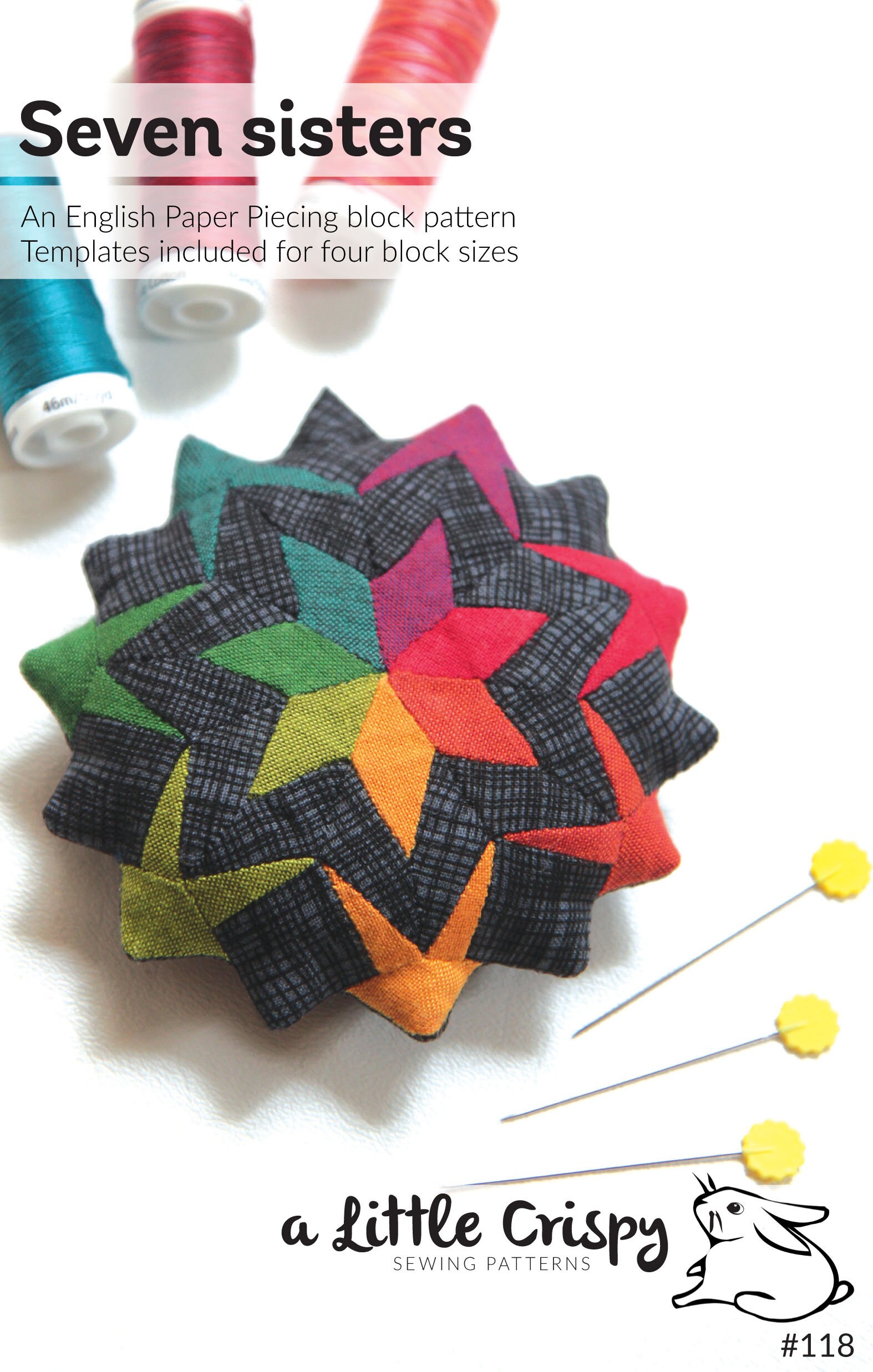 Seven Sisters EPP Block Patterninstant Download PDF | Etsy