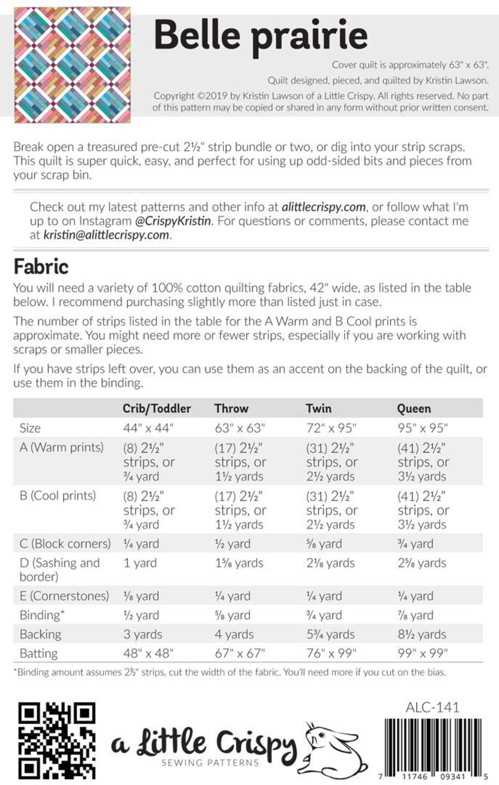 Belle Prairie Quilt Pattern--instant Download PDF - Etsy