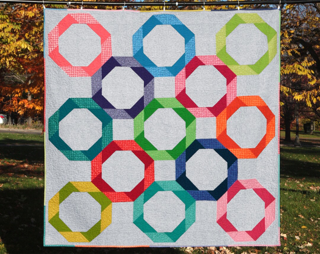 Hula Hoop Quilt Pattern--instant Download PDF - Etsy