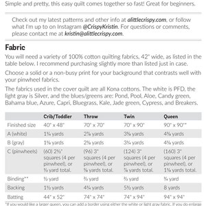 Pacific Quilt Patterninstant Download PDF - Etsy