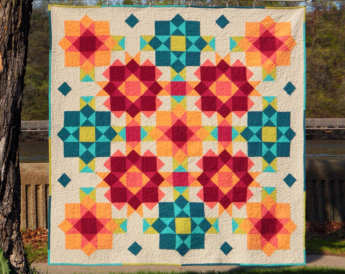 Anemone Quilt Patterninstant Download PDF | Etsy