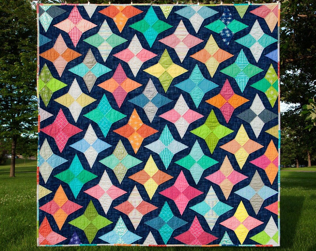 Cosmos Star Quilt Pattern--instant Download PDF - Etsy