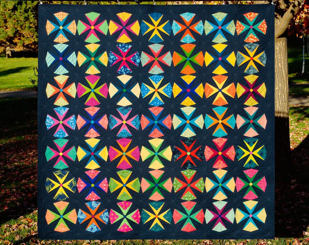 Devonian Gardens EPP Quilt Pattern--instant Download PDF, English Paper ...