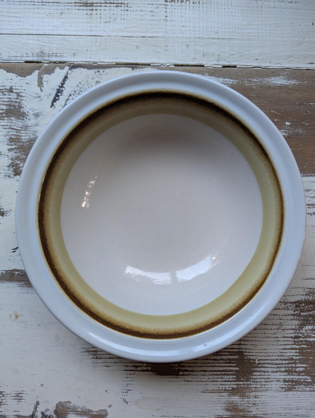 Vintage Acsons Adela Stoneware Bowl Oven Proof Beige Brown Japan 7in - Etsy