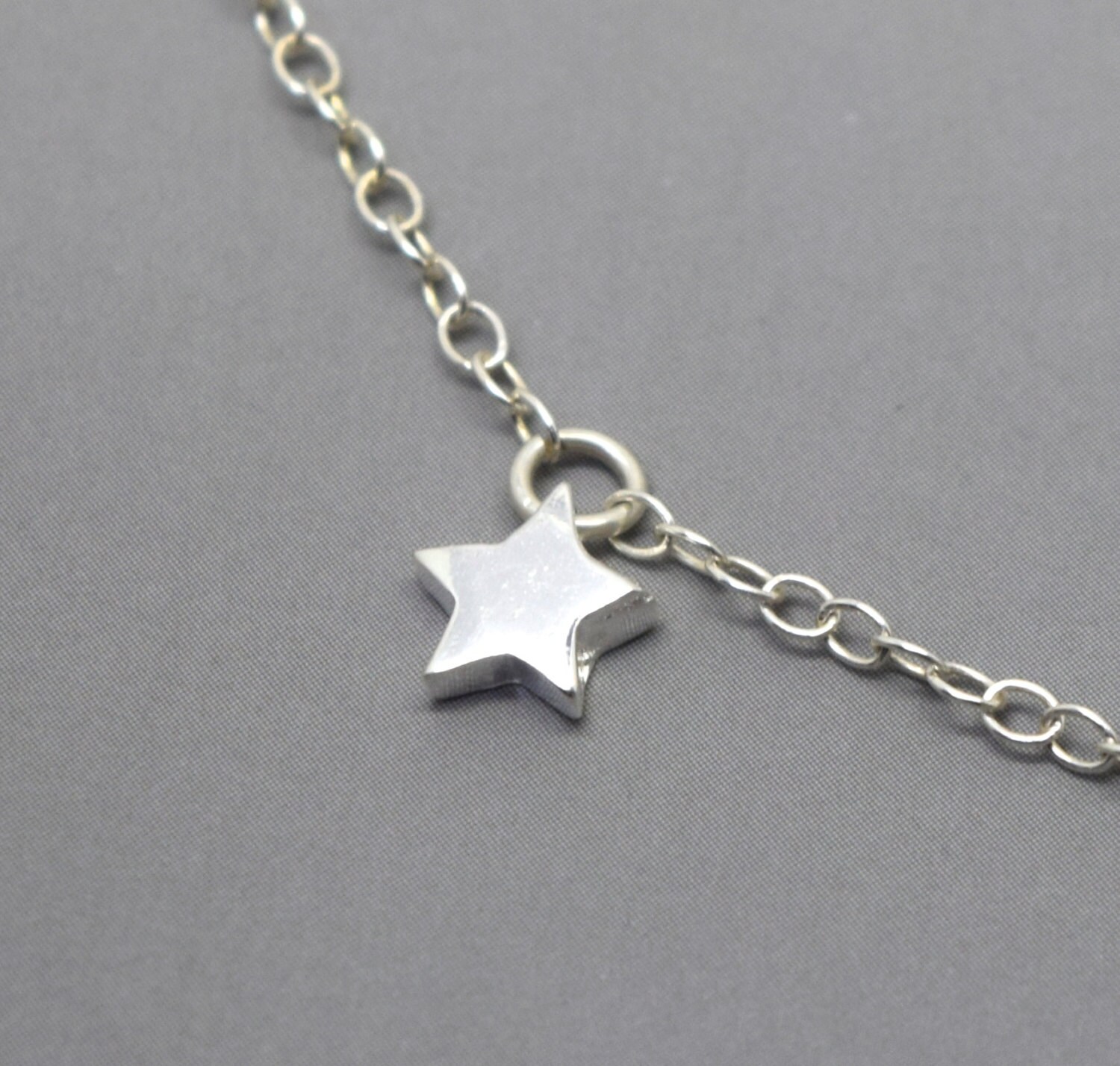 Tiny Silver Star Necklace Solid Sterling Silver 925 Star | Etsy