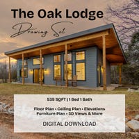31'x21' Tiny House Plans 1bedroom House W/porch - House Floor Plans ...