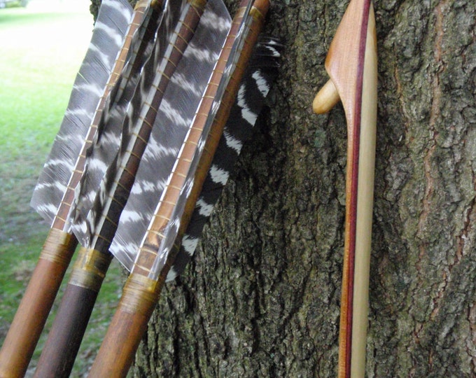 Atlatl Thrower and Dart Set - Black Locust, Hickory and Purpleheart ...