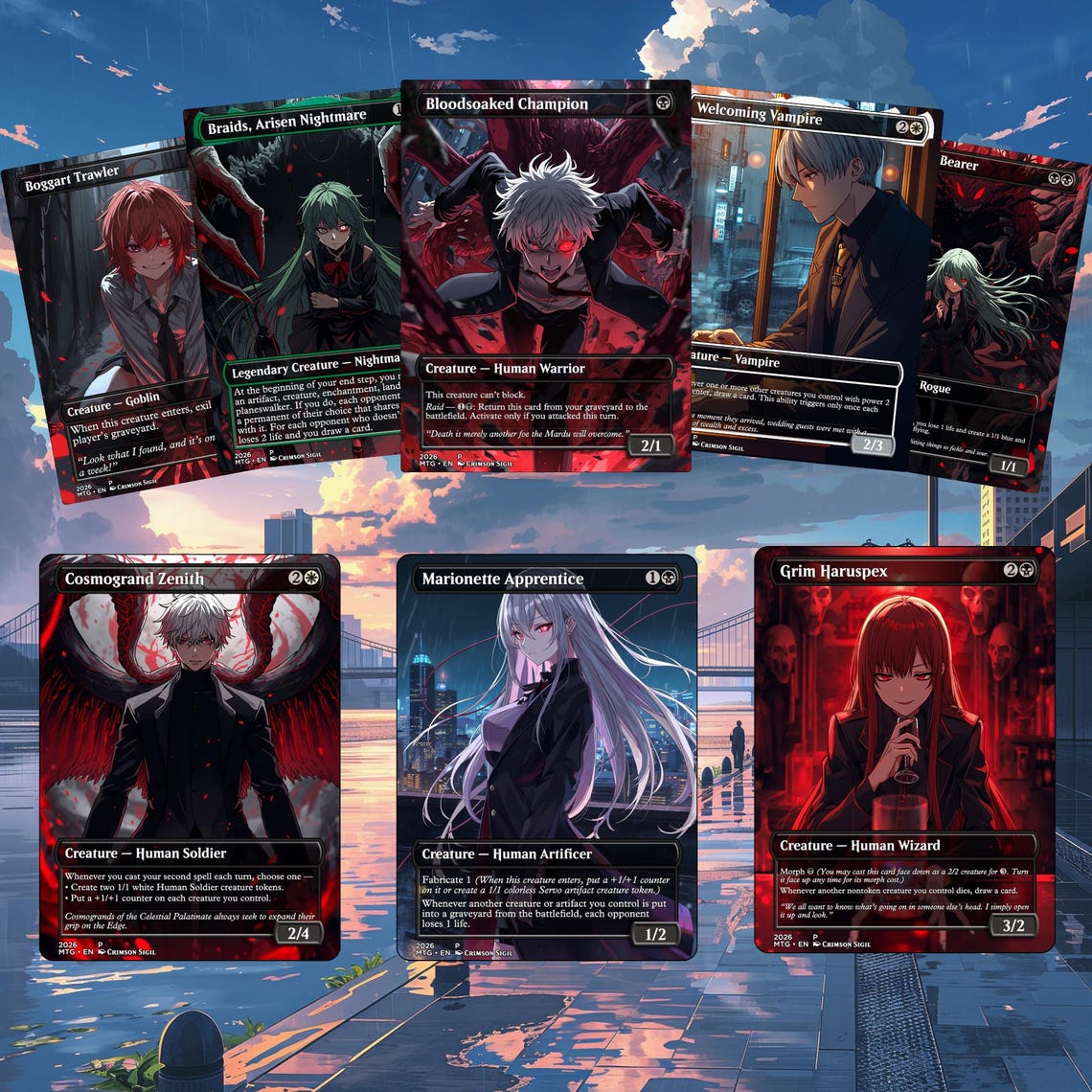 Tokyo Ghoul Anime Horror Theme Commander 100 Card Deck + Tokens | EDH ...