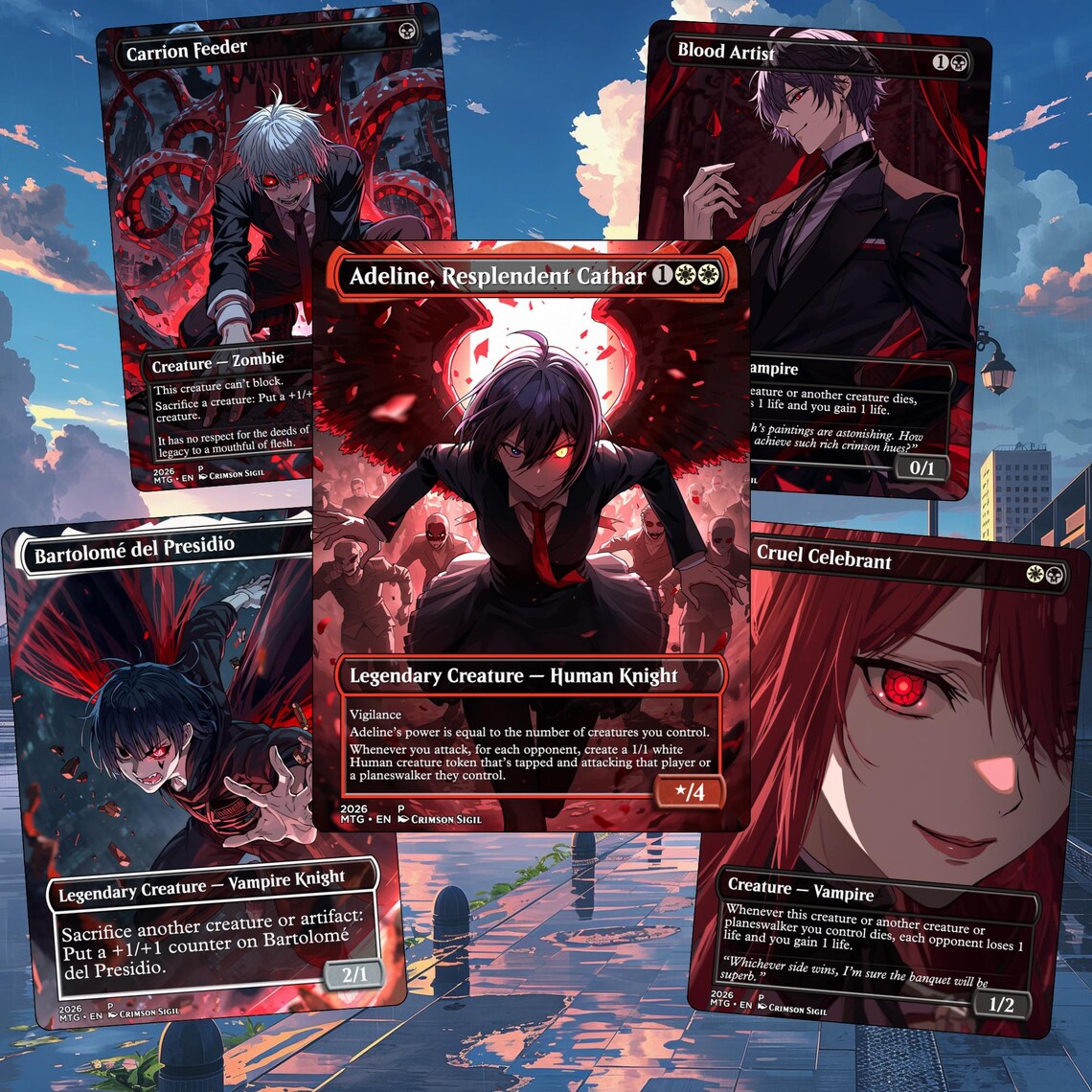 Tokyo Ghoul Anime Horror Theme Commander 100 Card Deck + Tokens | EDH ...